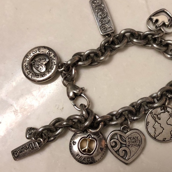Brighton | Jewelry | Brighton World Peace Bracelet | Poshmark